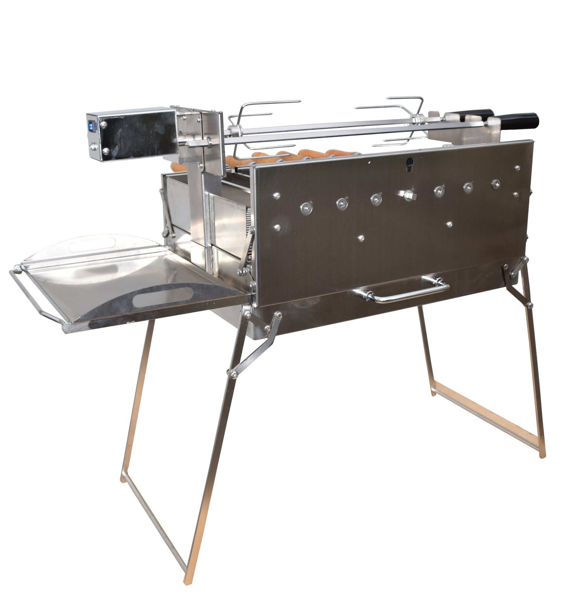Holzkohlegrill Spiessgrill 45 Portable Edelstahl | Spiess-grill.de